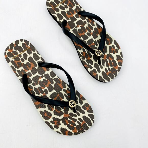 Tory Burch | Shoes | Tory Burch Leopard Cheetah Flip Flops | Poshmark